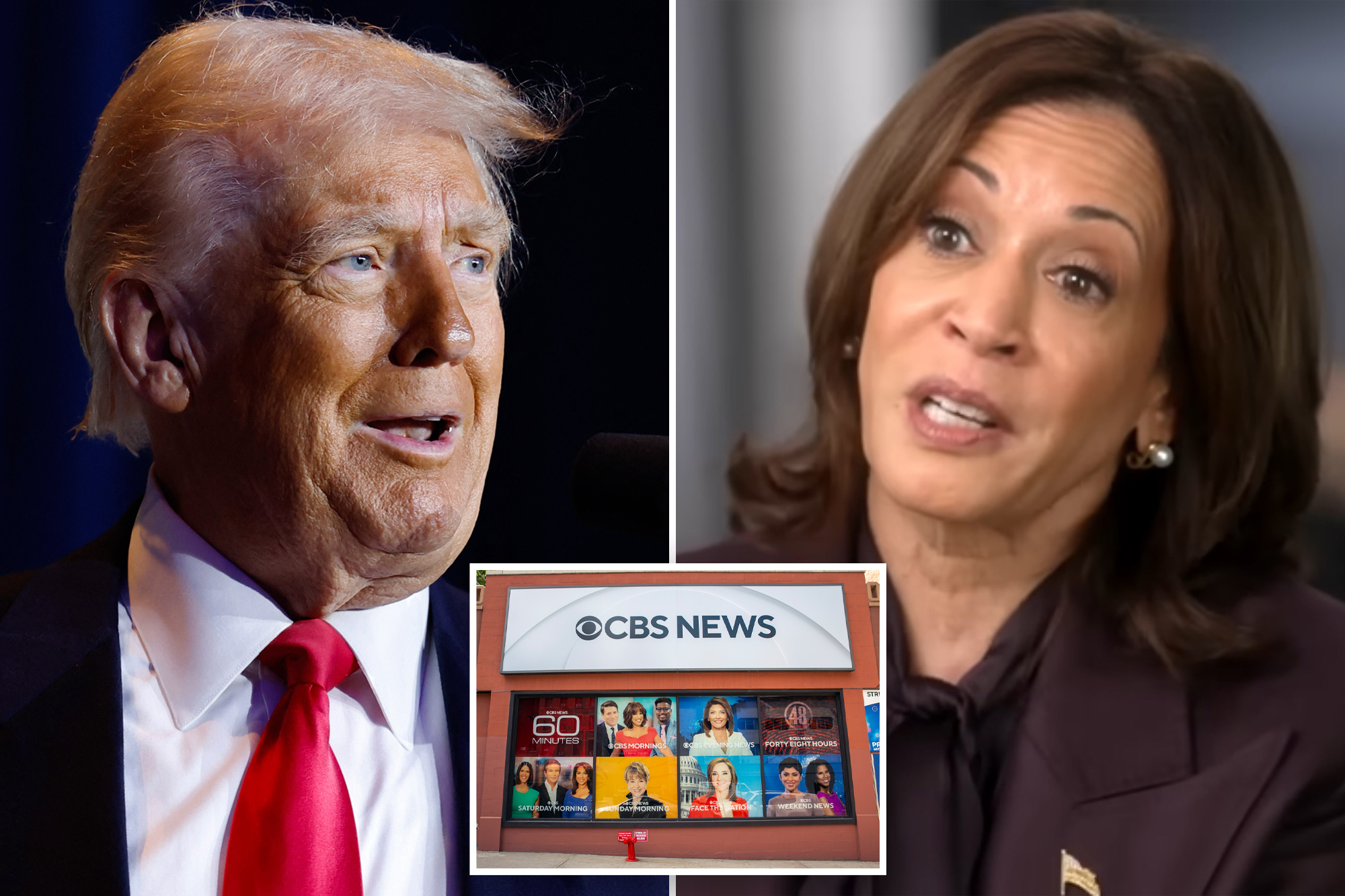 Trump slams CBS over Kamala Harris ‘60 Minutes’ interview transcript ...