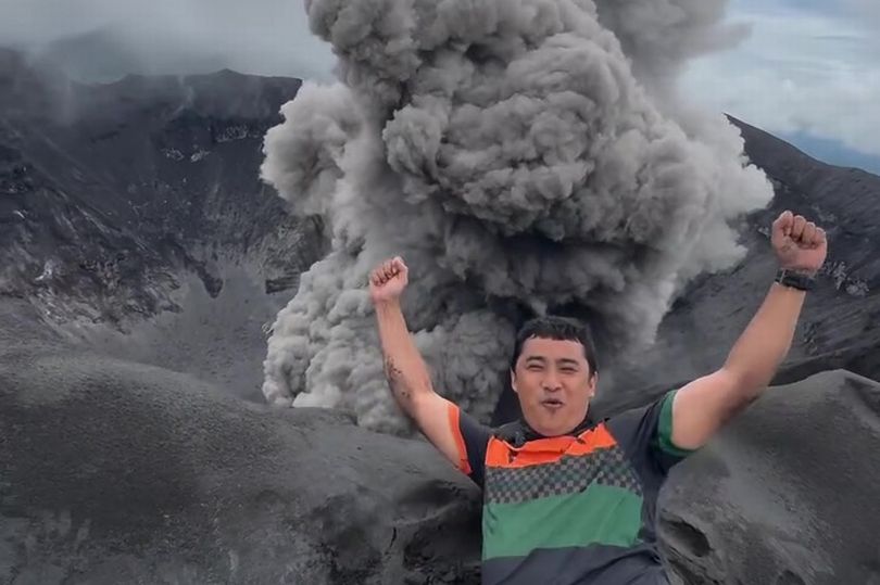 Influencer branded 'insane' after taking footage just feet away from ...