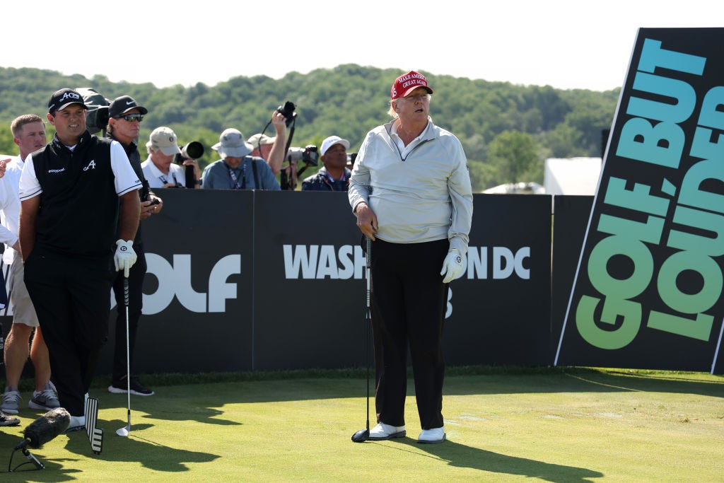 Donald Trump meets with PGA Tour's Jay Monahan to discuss ...