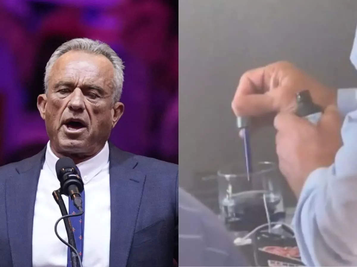 RFK Jr.'s viral video sparks mystery over blue liquid. What Is ...