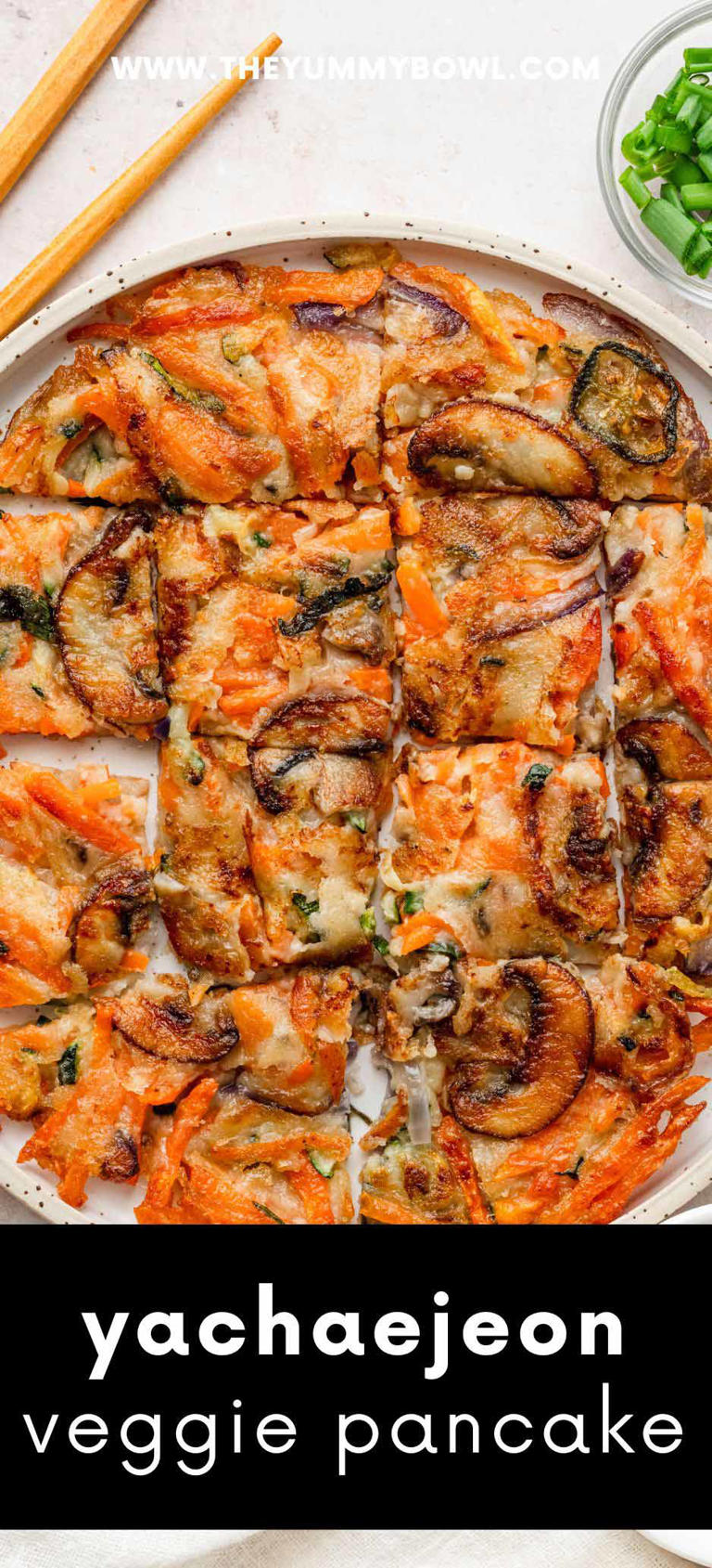 Korean Vegetable Pancakes (Yachaejeon)