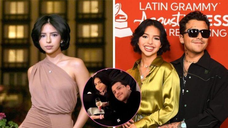 Ángela Aguilar sorprende con cabello rubio en concierto de Christian Nodal