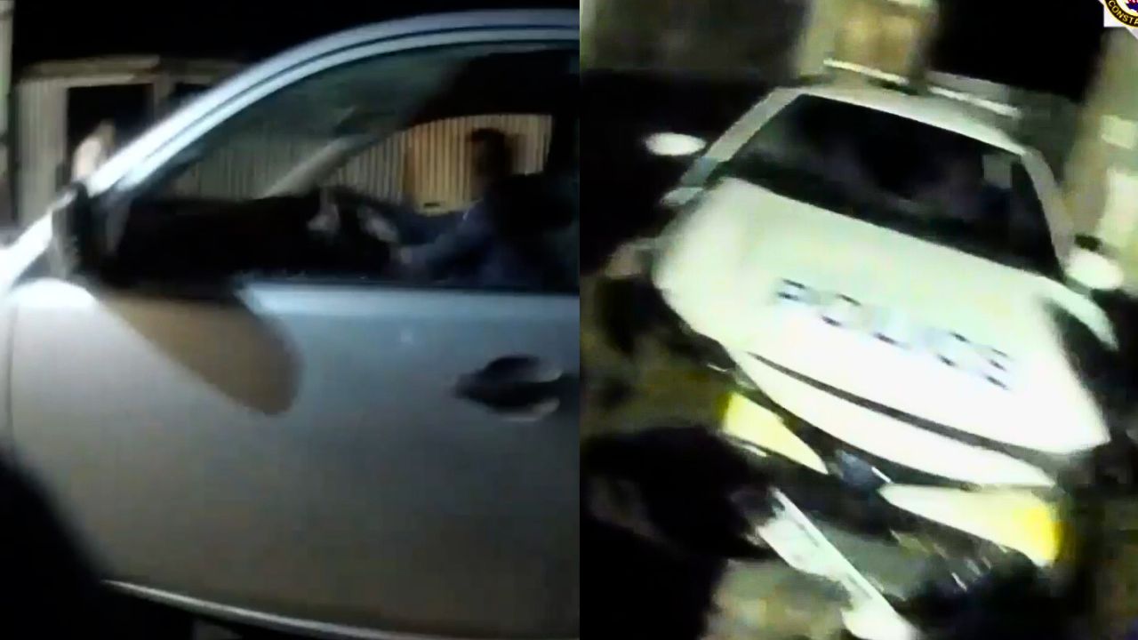 British man jailed after ramming police cars