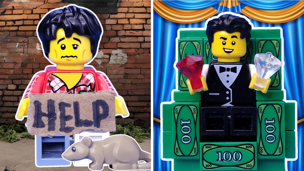 From Homeless to Millionaire in Lego....
