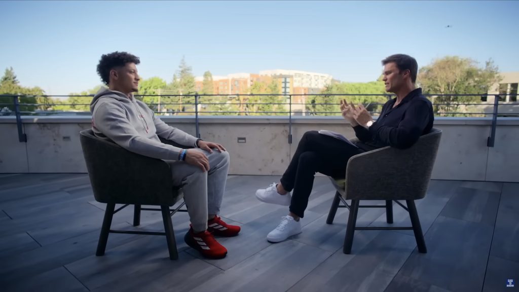 Tom Brady granted second interview with Patrick Mahomes before Super ...
