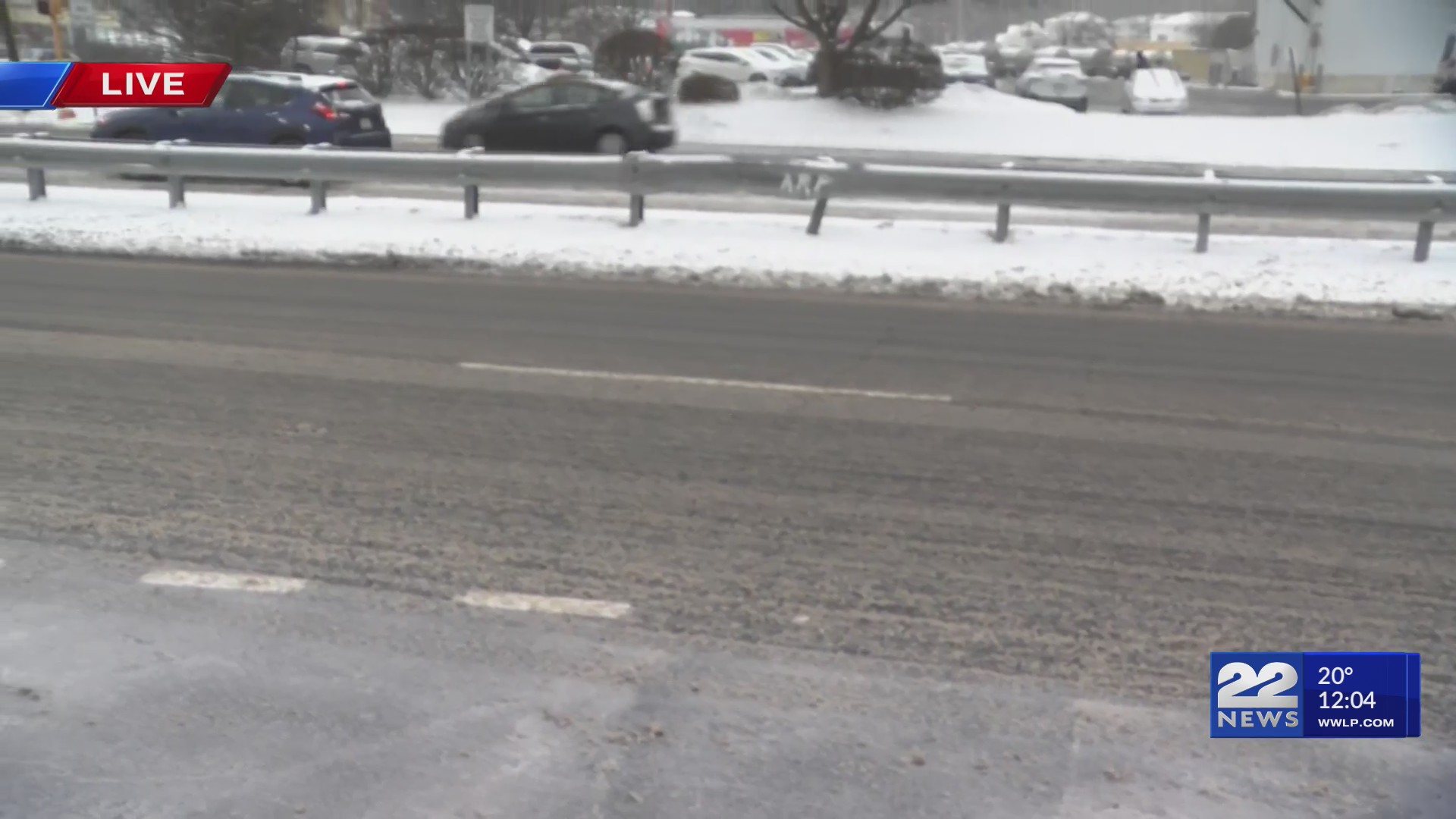 Current road conditions during Thursday's winter storm