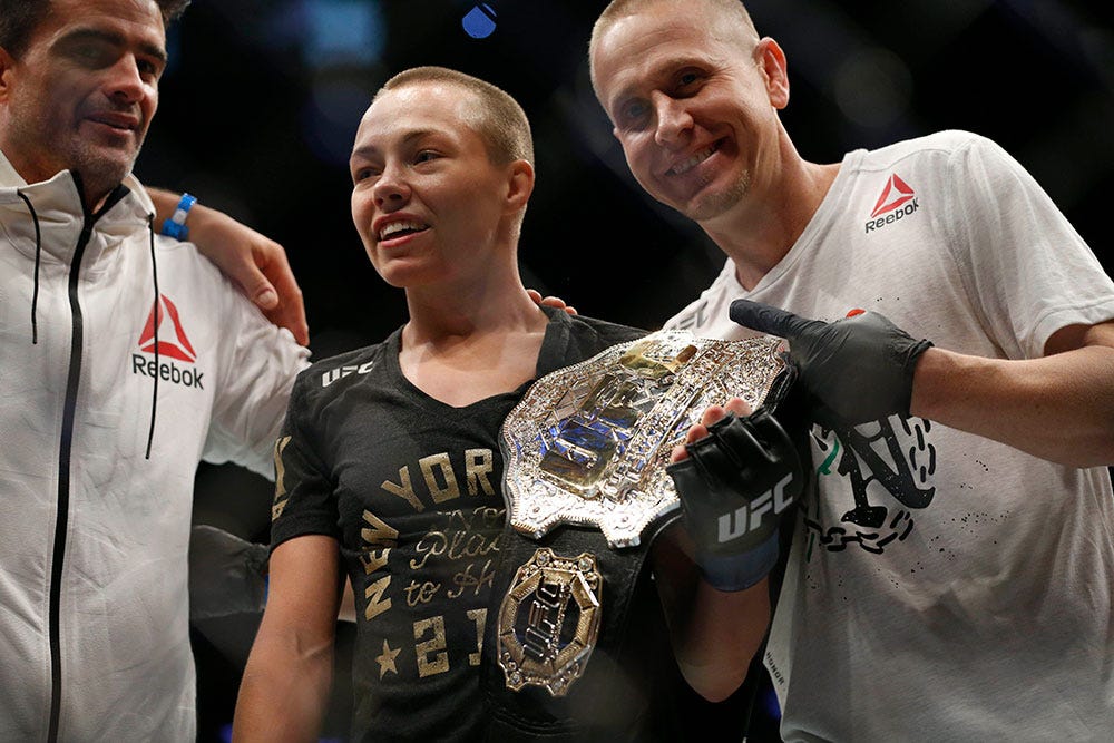 UFC women's strawweight title history: Joanna Jedrzejczyk, Rose ...