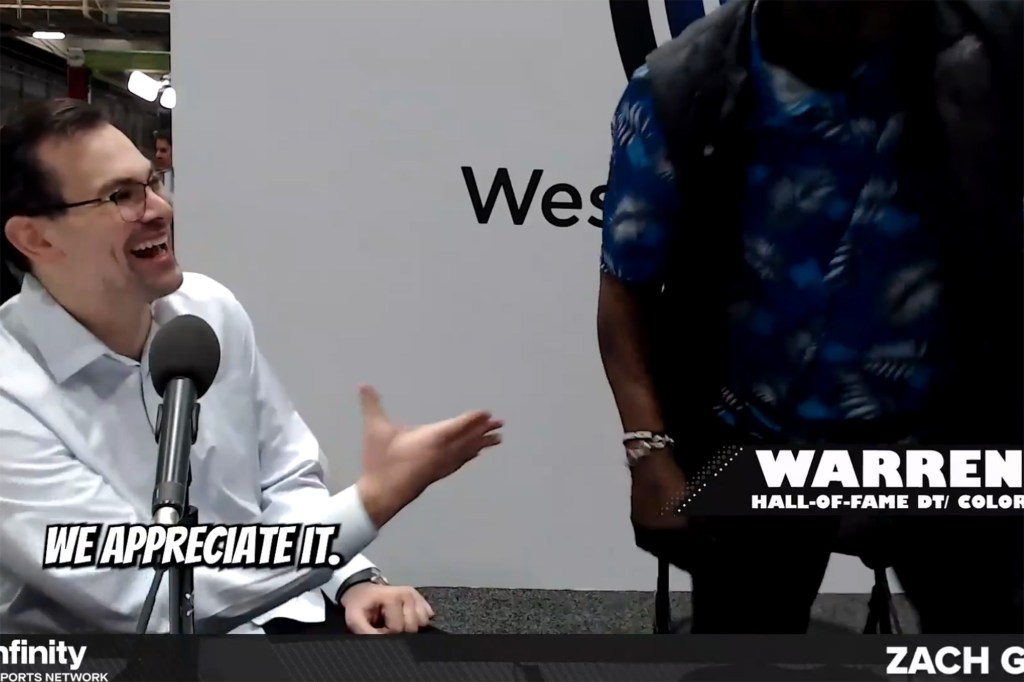 Warren Sapp bizarrely walks out of Super Bowl interview after Abdul ...