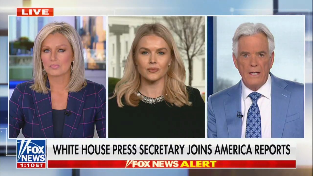 Fox’s John Roberts Challenges Karoline Leavitt on Trump’s Gaza Plan ...