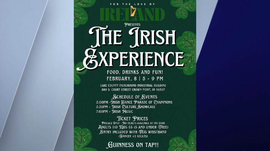 ‘The Irish Experience’ festival set for Saturday, Sunday in Crown Point