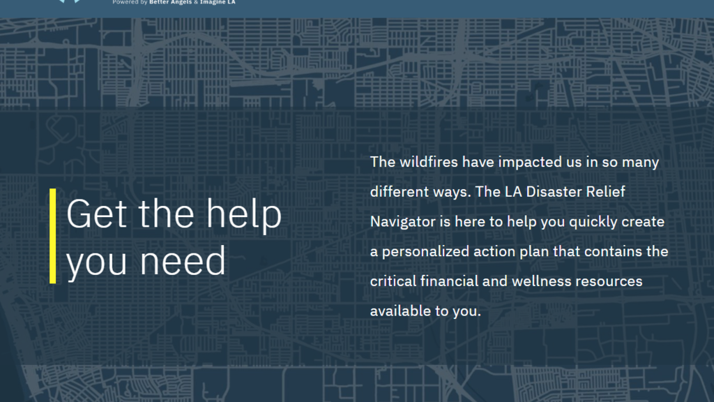 LA Disaster Relief Navigator connects wildfire victims to resources online