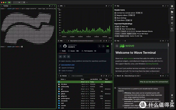 Wave Terminal：带AI和浏览器的跨平台终端管理器