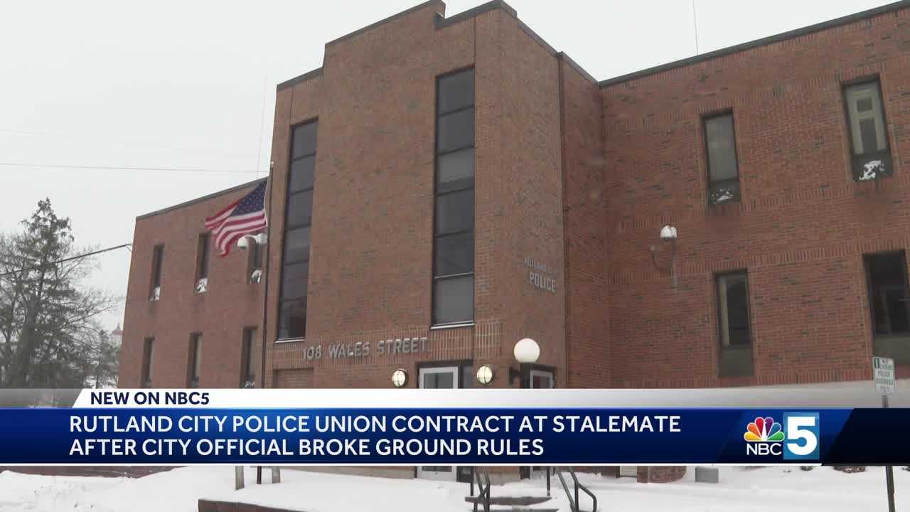 Rutland police union says contract at stalemate after elected official ...