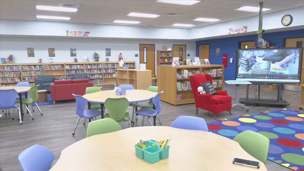 Waller Elementary School celebrates media center's grand opening