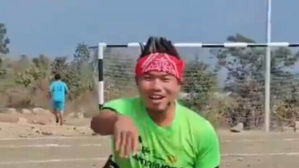 Viral video: Men in Manipur flaunt AK rifles, play soccer with rifles ...