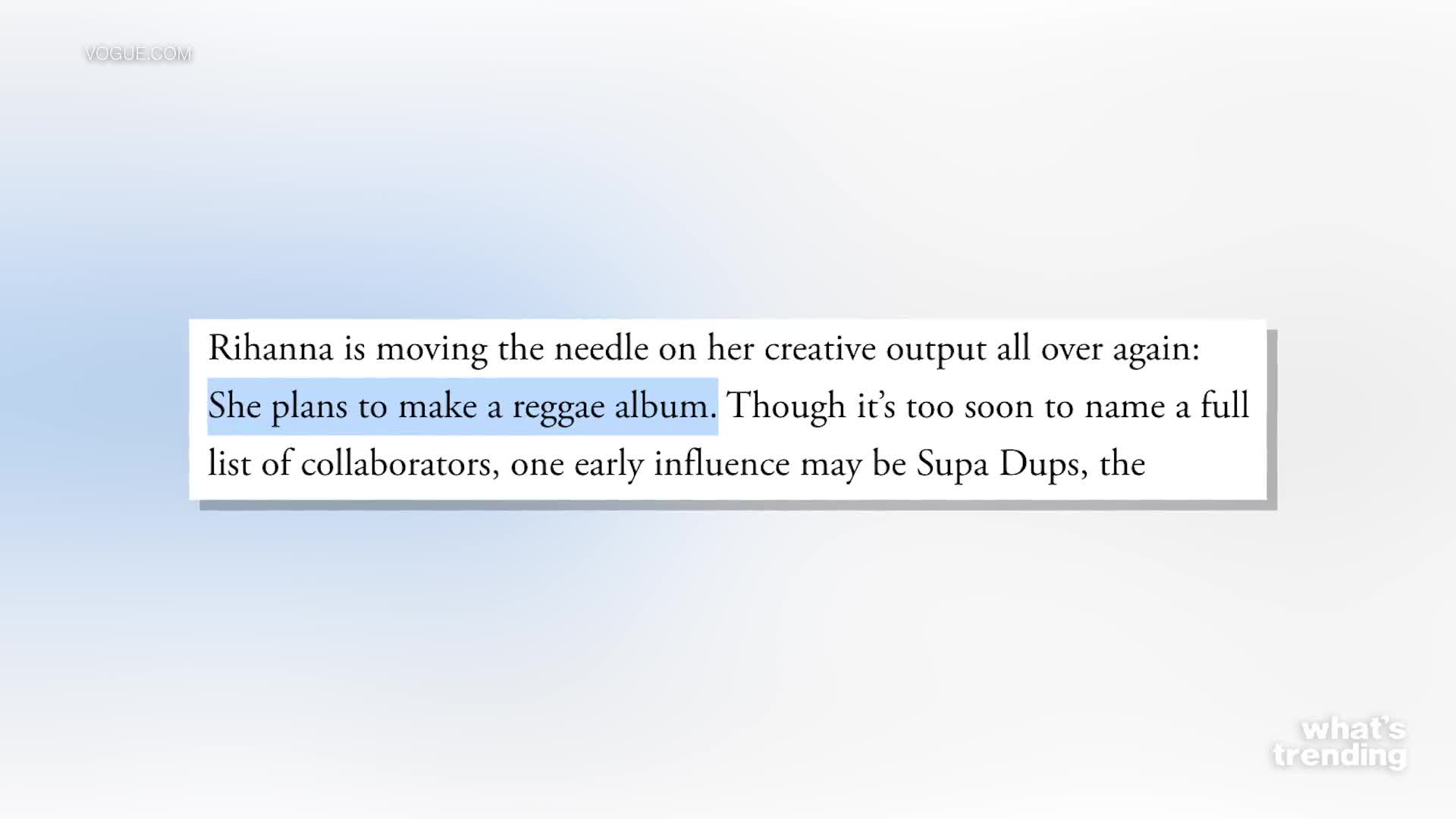 Rihanna Leaves Fans Frustrated With New Movie Announcement and No New Album