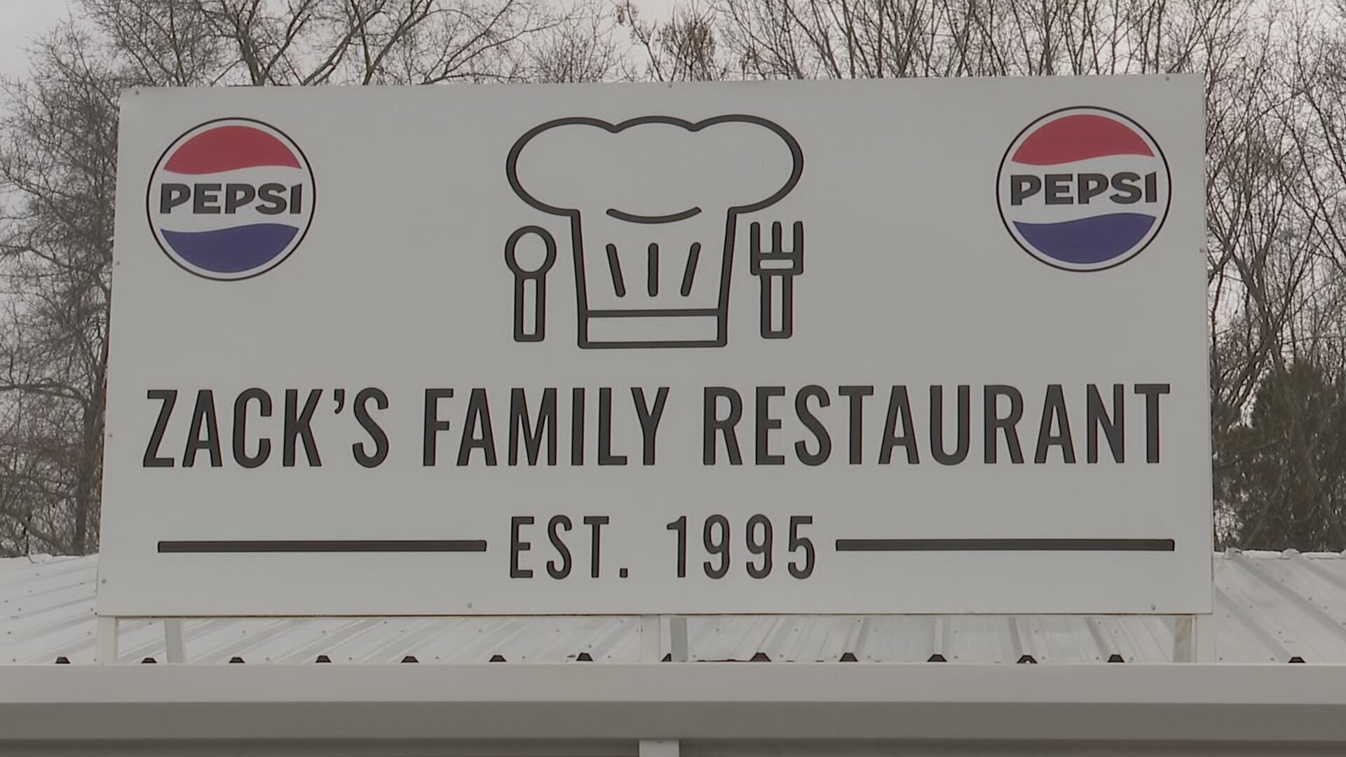 Zack’s Family Restaurant back 3 years after fire