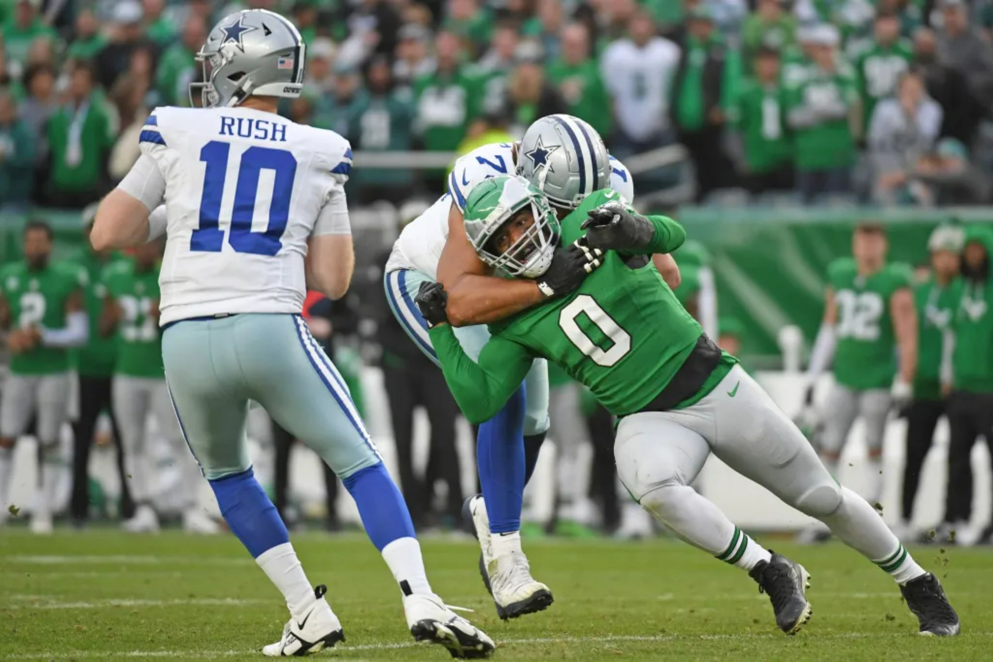 Bryce Huff at a loss over rough first Eagles season: ‘Haven’t changed ...