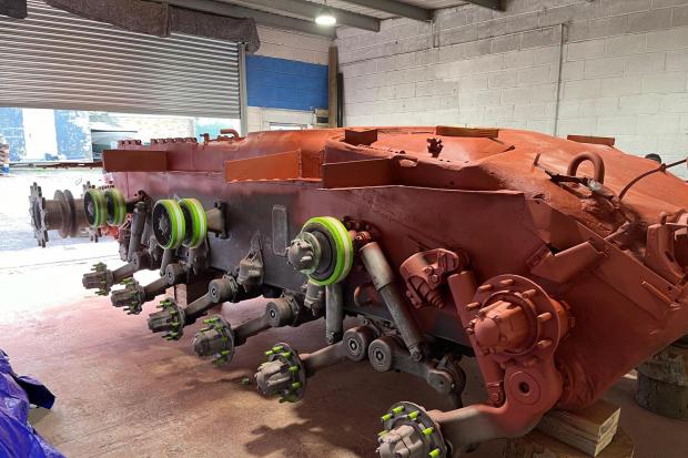 Restoration of historic Cold War tank takes big step forward