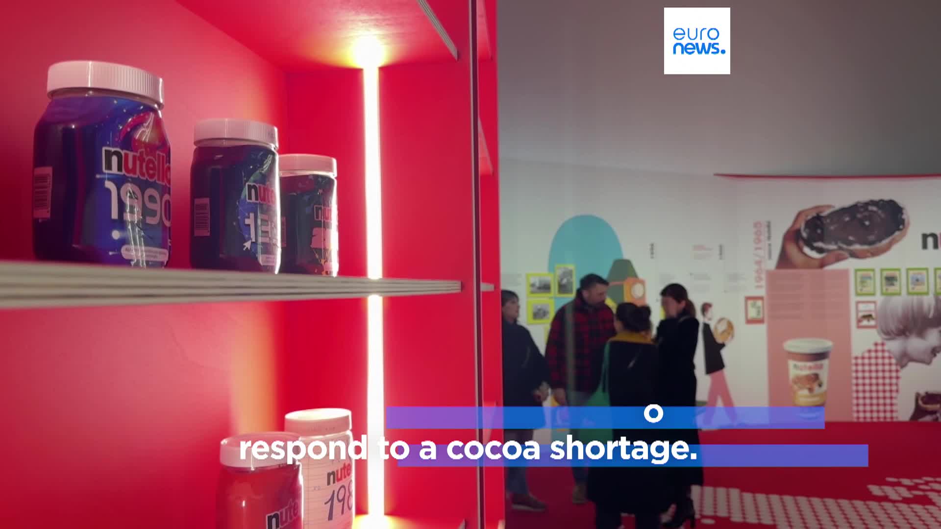 New exhibition in Rome traces the history of famous chocolate spread ...