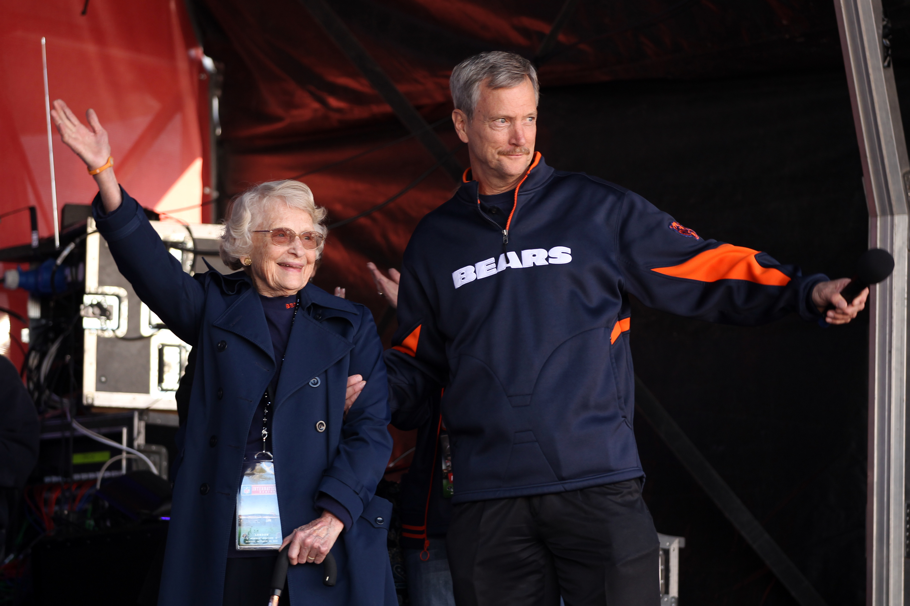 Virginia McCaskey, the principal owner of the Chicago Bears and George ...
