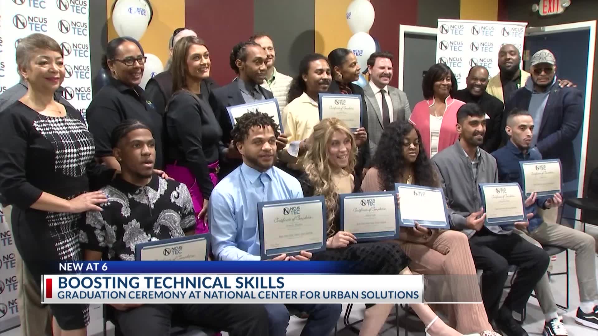 Graduation ceremony at National Center for Urban Solutions