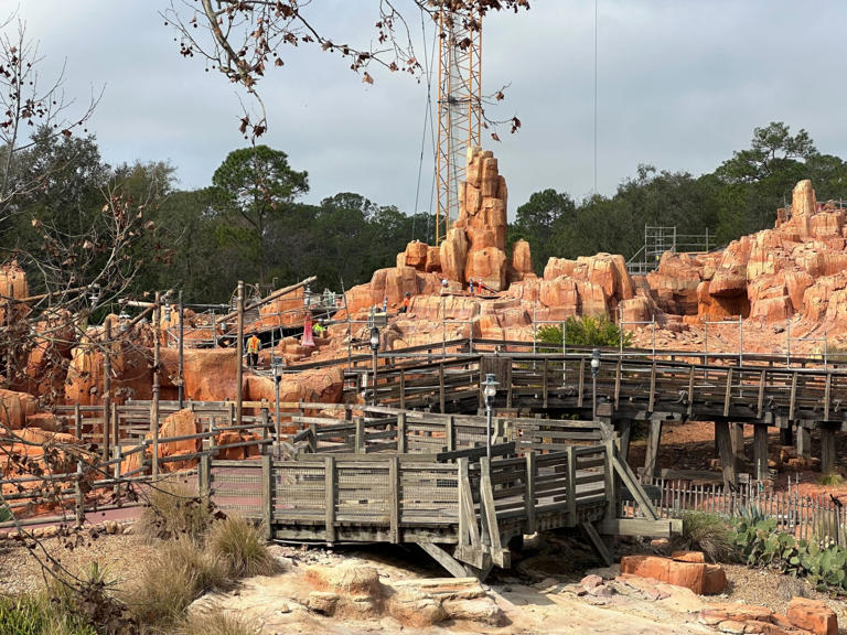 Construction Moves to Queue Building in Latest Big Thunder Mountain ...