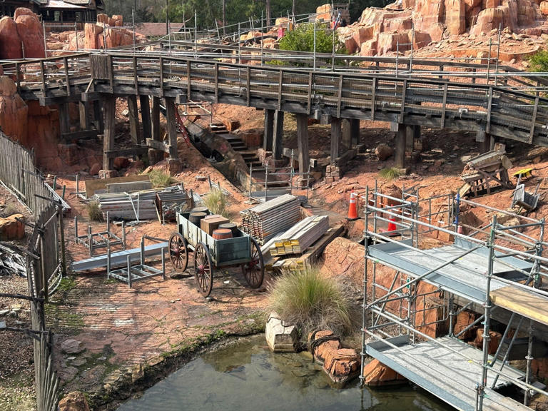 Construction Moves to Queue Building in Latest Big Thunder Mountain ...