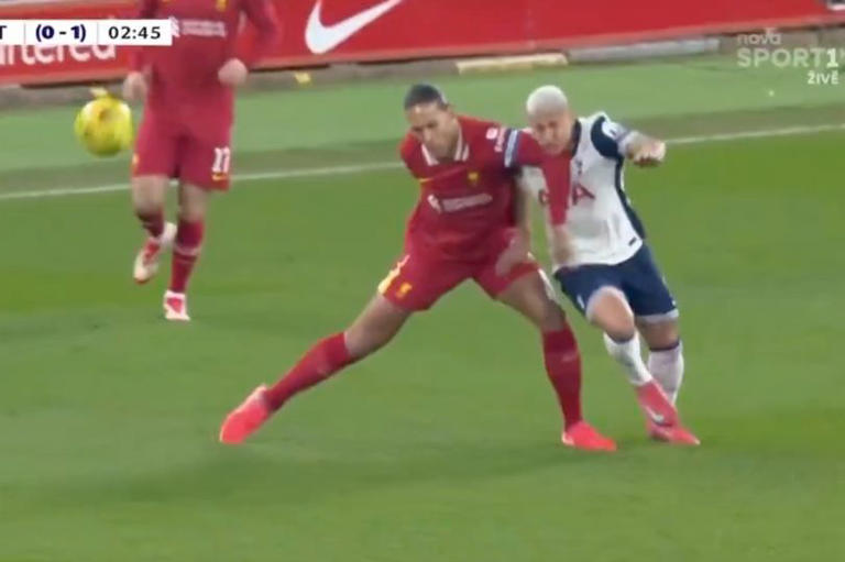 Virgil van Dijk 'lucky' to be on the pitch after 'stonewall red card ...