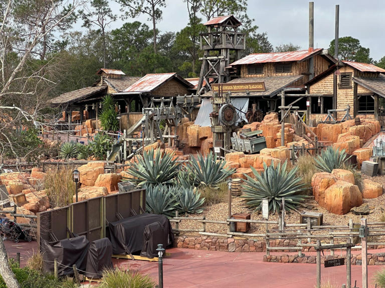 Construction Moves to Queue Building in Latest Big Thunder Mountain ...