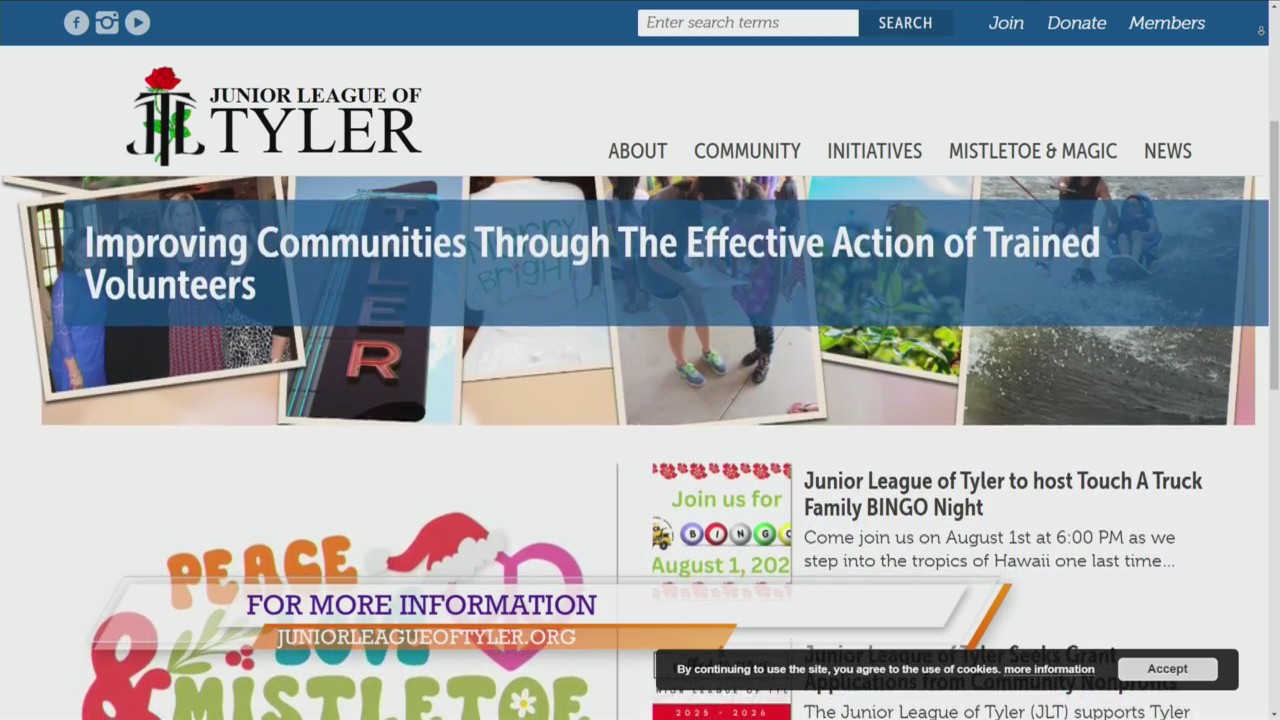 The Junior League of Tyler hosting their JLT Give Campaign