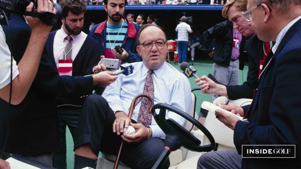 He was baseball's commissioner. But golf was never far from his ...