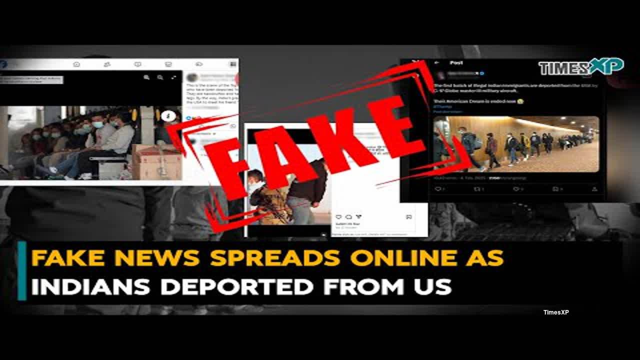 Fake News Spreads Online as US Deports 104 Indians