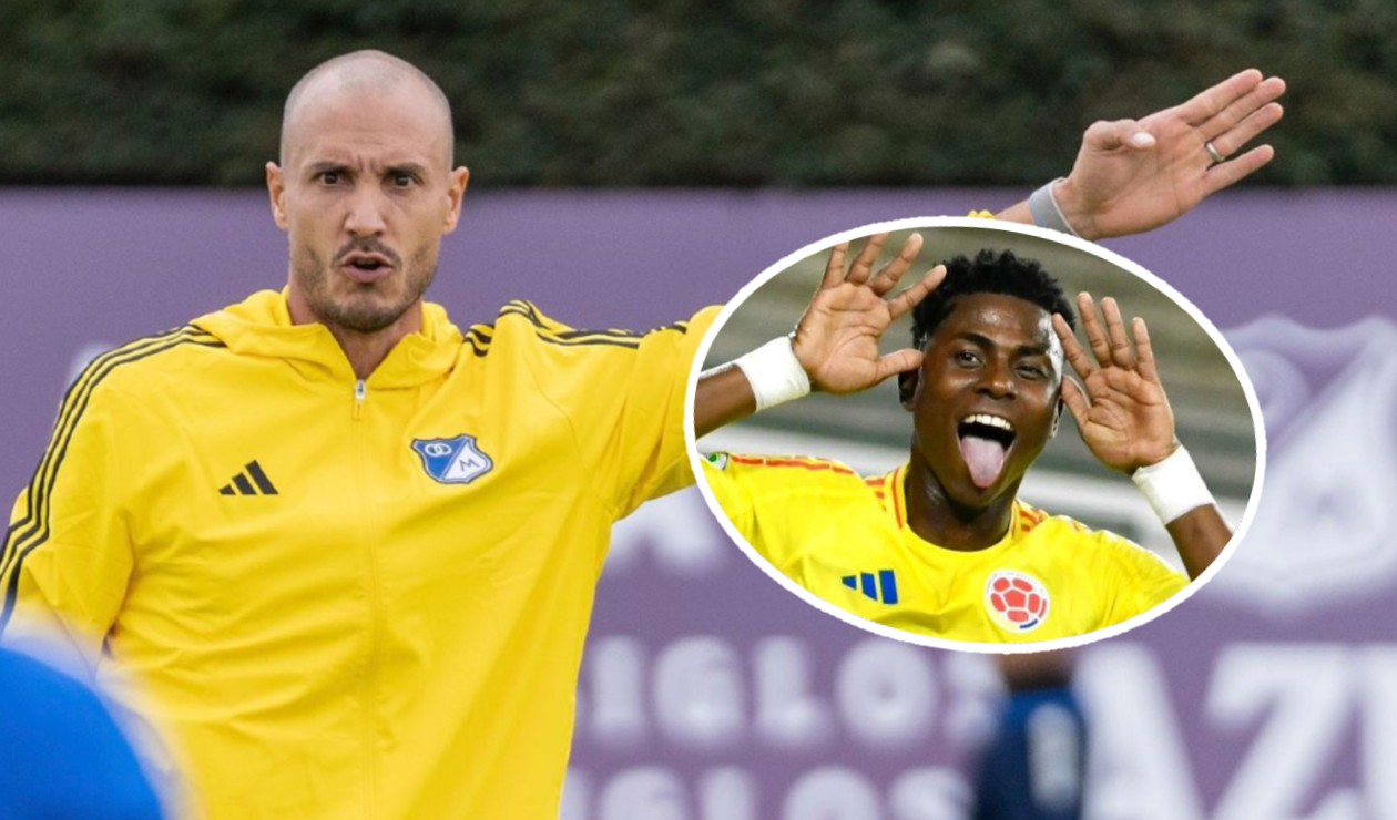 David González y su primera decisión con Néiser Villarreal en Millonarios