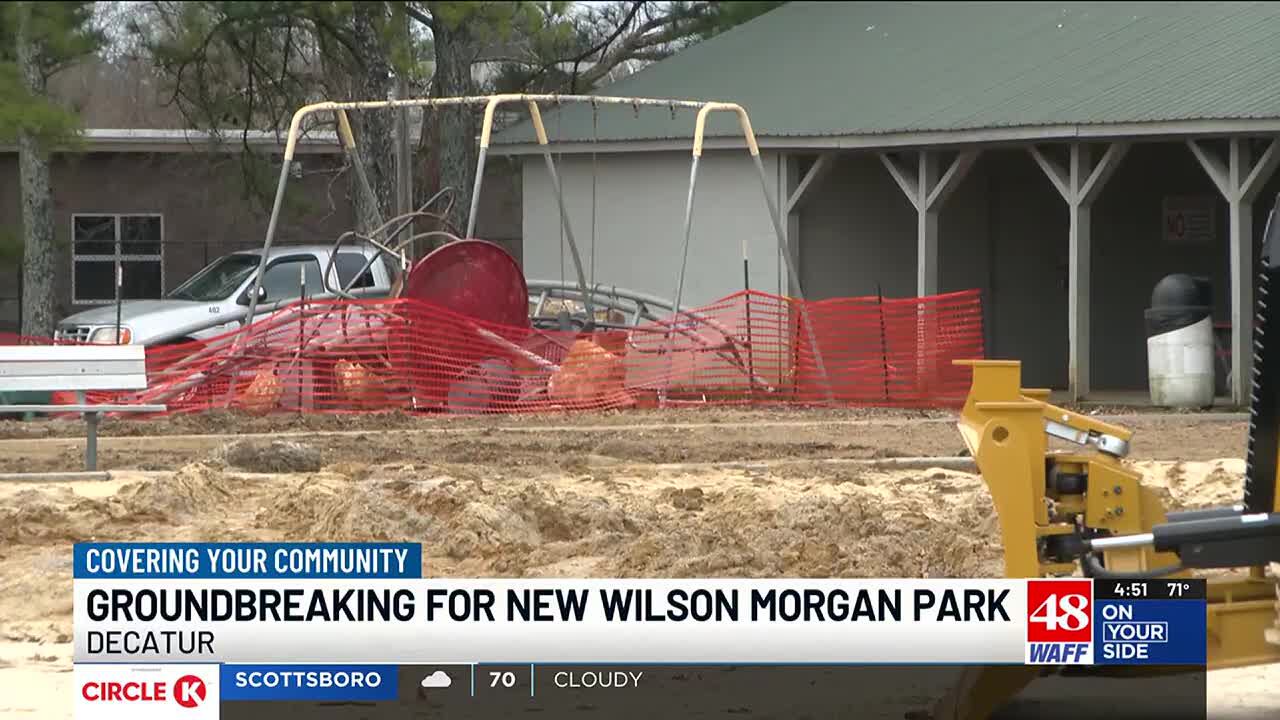 Groundbreaking ceremony held for new rec center at Wilson Morgan Park ...