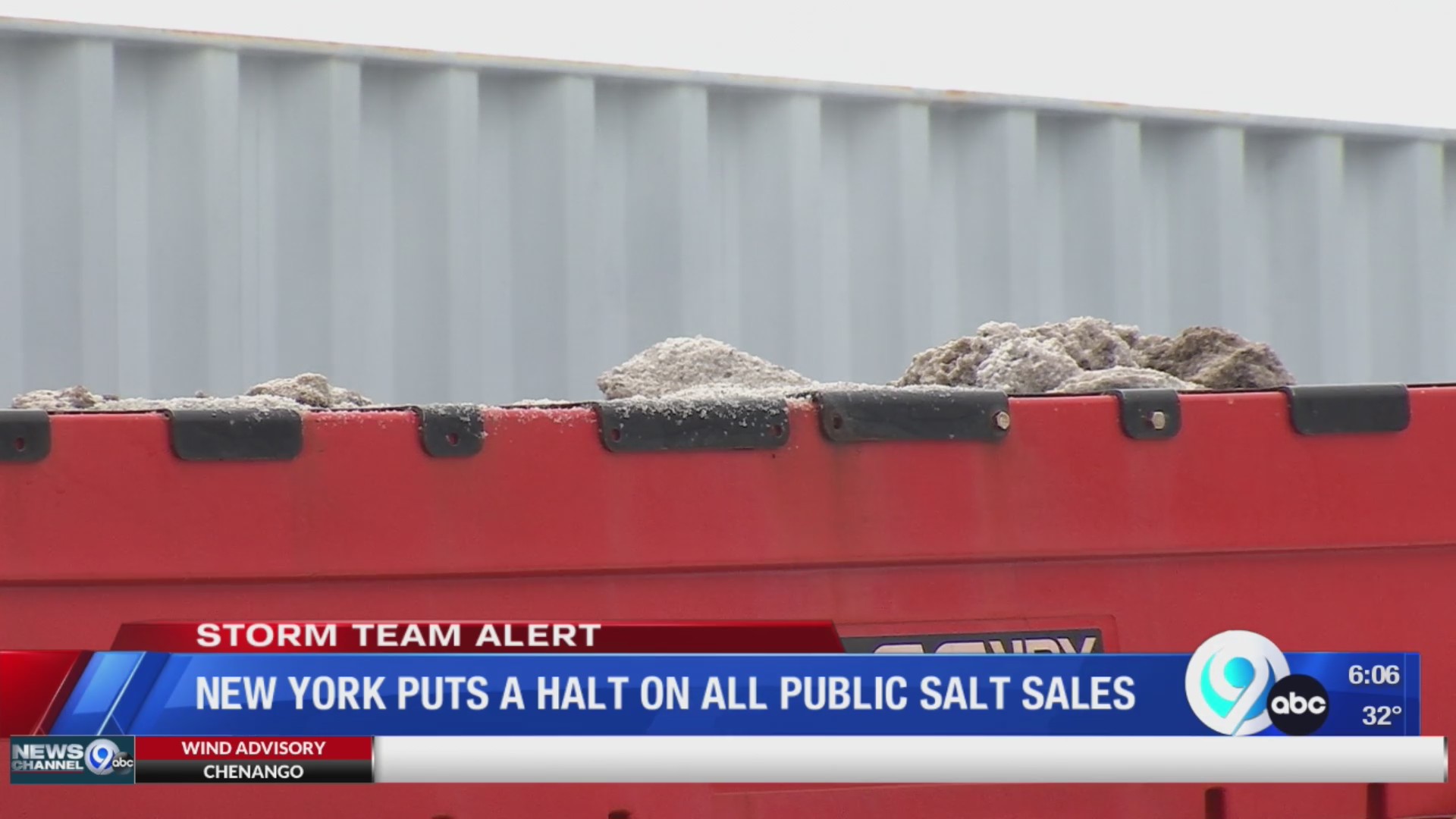 New York puts a halt on all public salt sales
