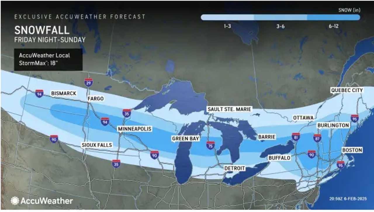 Here Are Latest Snowfall Projections For Next Winter System Amid Stormy ...