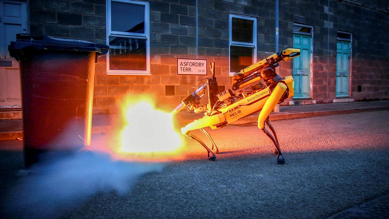 British military successfully trials robot dogs for defusing bombs