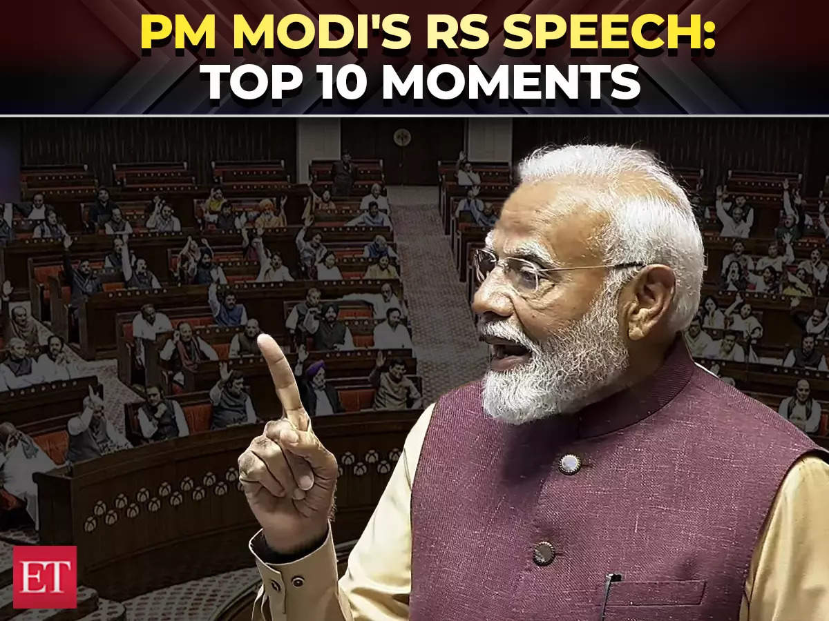 From 'shayari' to blasting Congress: Watch top 10 moments from PM Modi ...