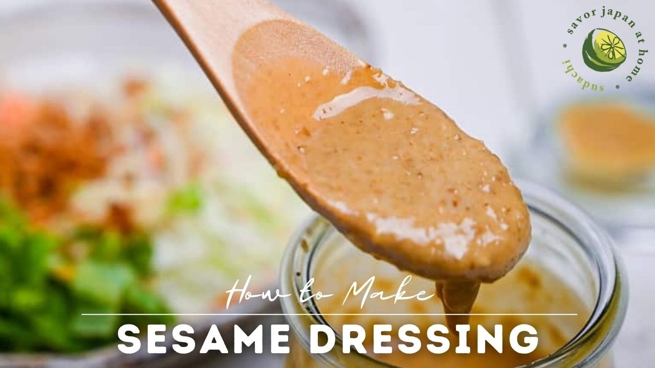 How to Make 10-Minute Japanese Sesame Dressing | Creamy & Delicious ...