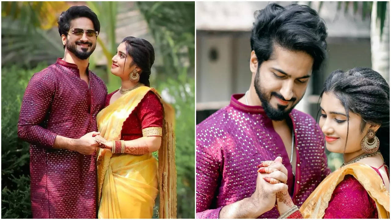 Mizhirandilum’s Sanju and Lakshmi, Salmanul Faris and Megha Mahesh tie the knot