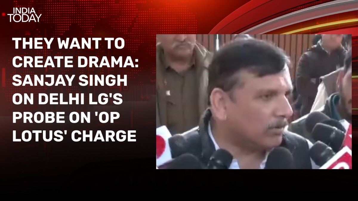 They want to create drama: Sanjay Singh on Delhi Lt Governor's probe on 'Op Lotus' charge