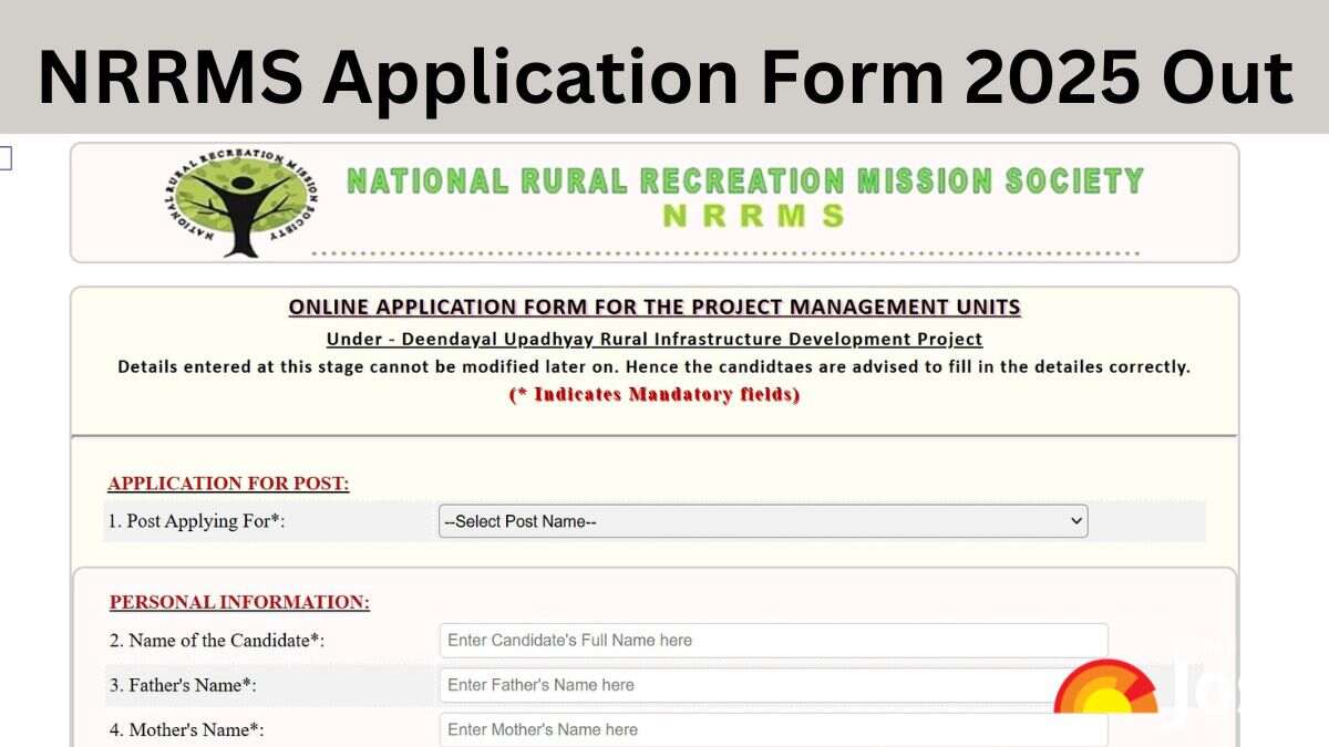 UP NRRMS Apply Online 2025: Direct Link to Apply for 19,324 Vacancies ...