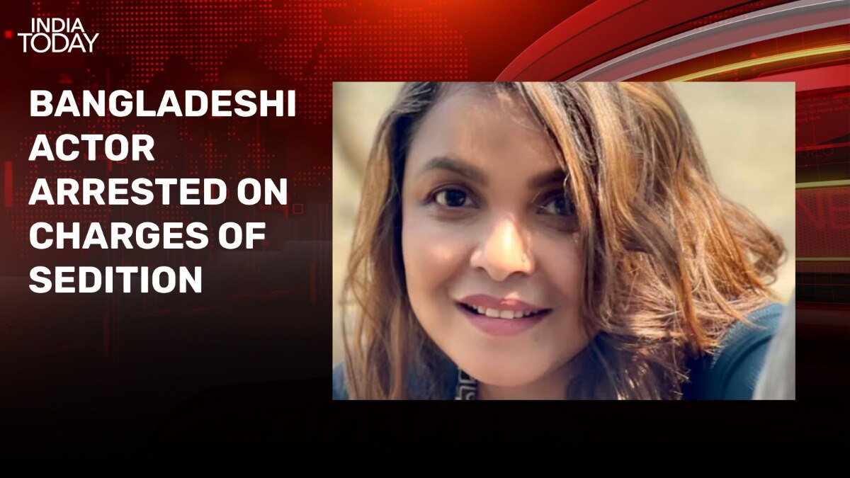 Bangladeshi actor Meher Afroz Shaon arrested over sedition