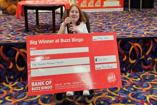 Meet the bingo fan who scooped life-changing £100,000 jackpot