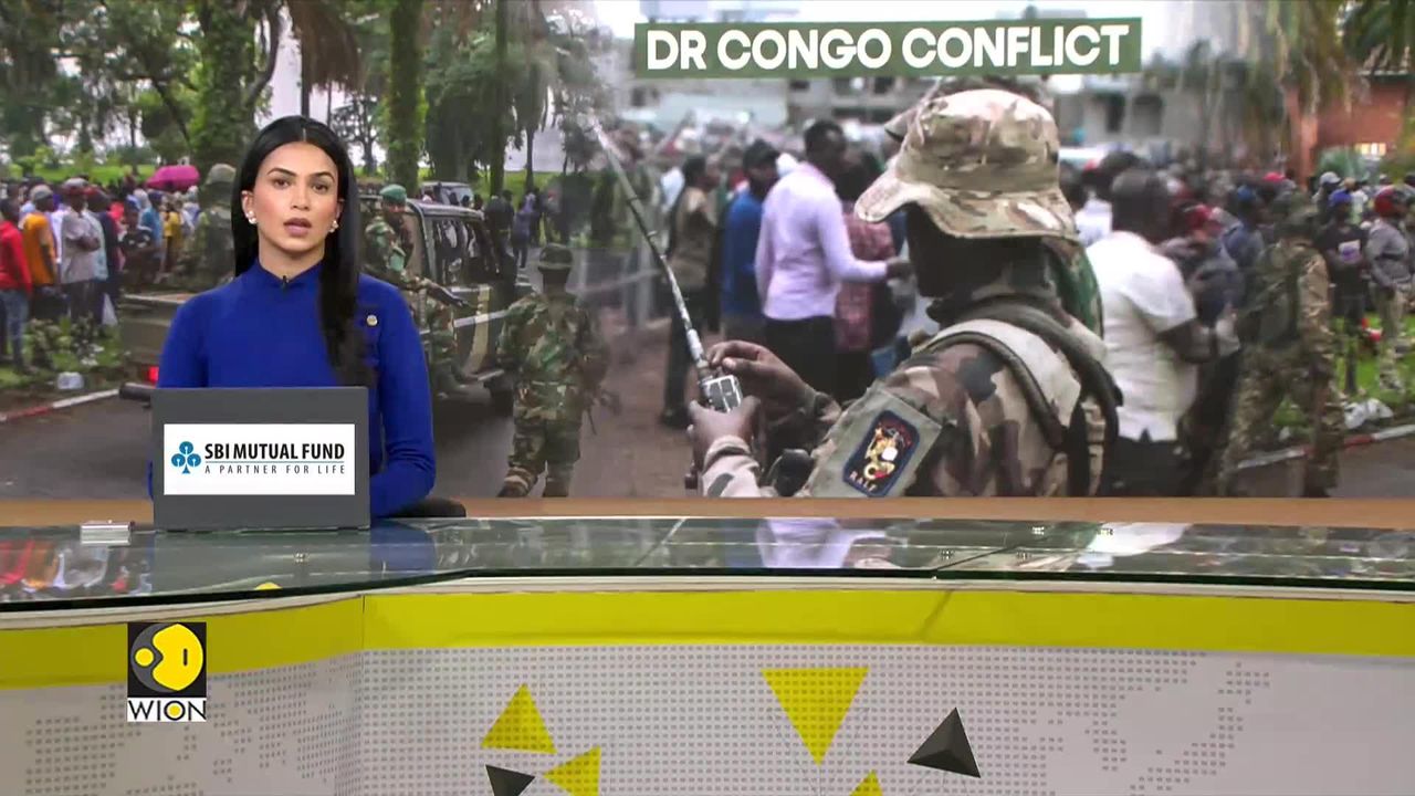DR Congo crisis: Rebel groups hold rally on seized city of Goma