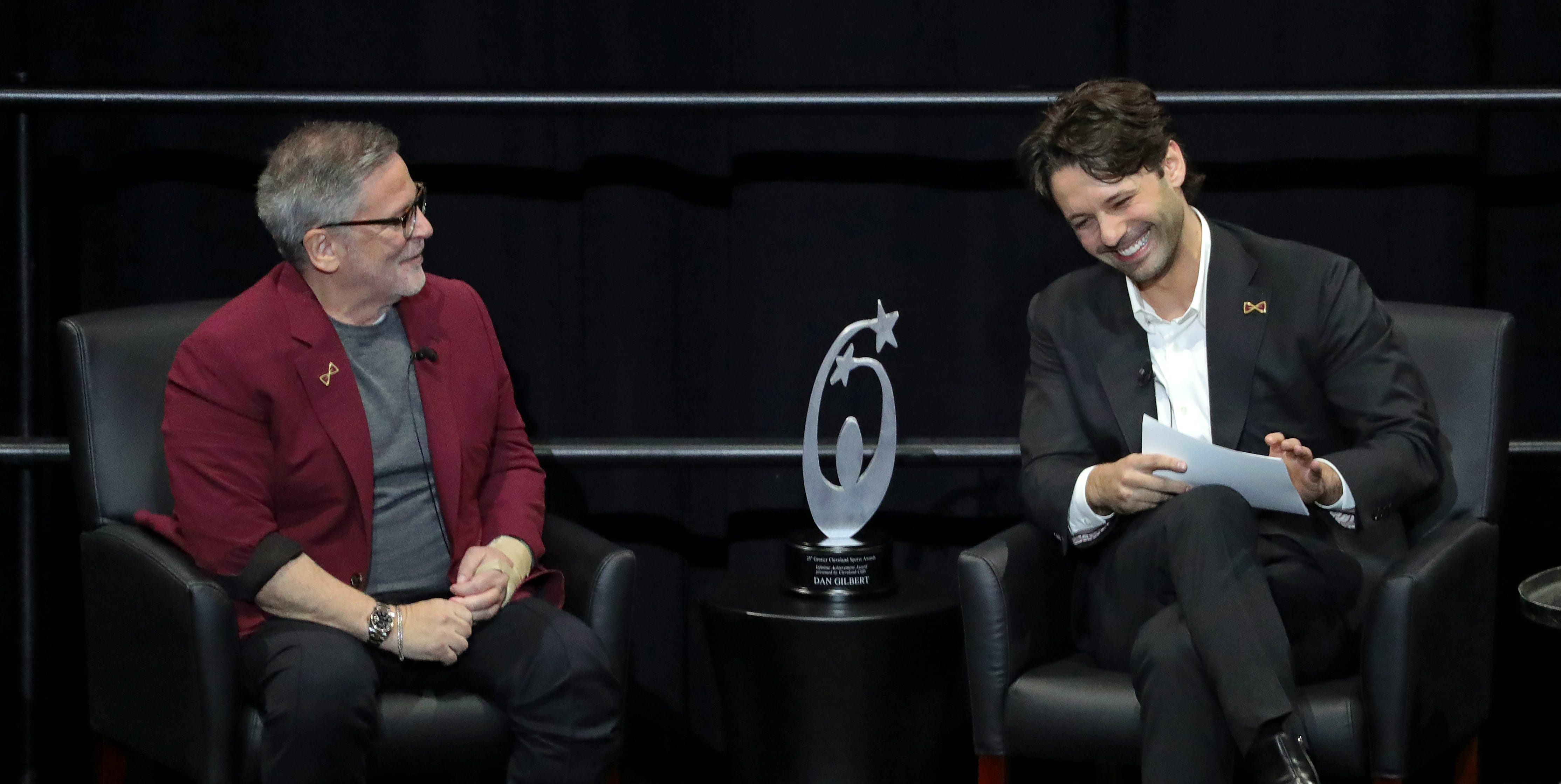 Dan Gilbert exudes pride in Cavs as Cleveland fan favorites praise De ...