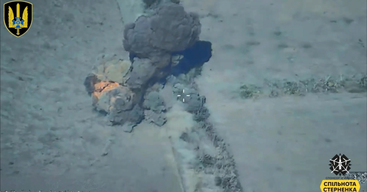 Ukrainian Drone Wipes Out Russian MLRS Rocket Launcher