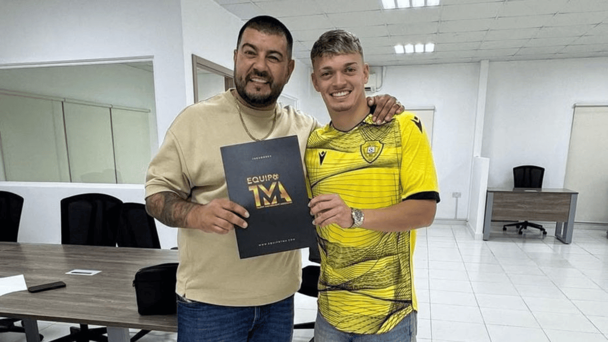 Valentín Rodríguez fue presentado en su nuevo equipo