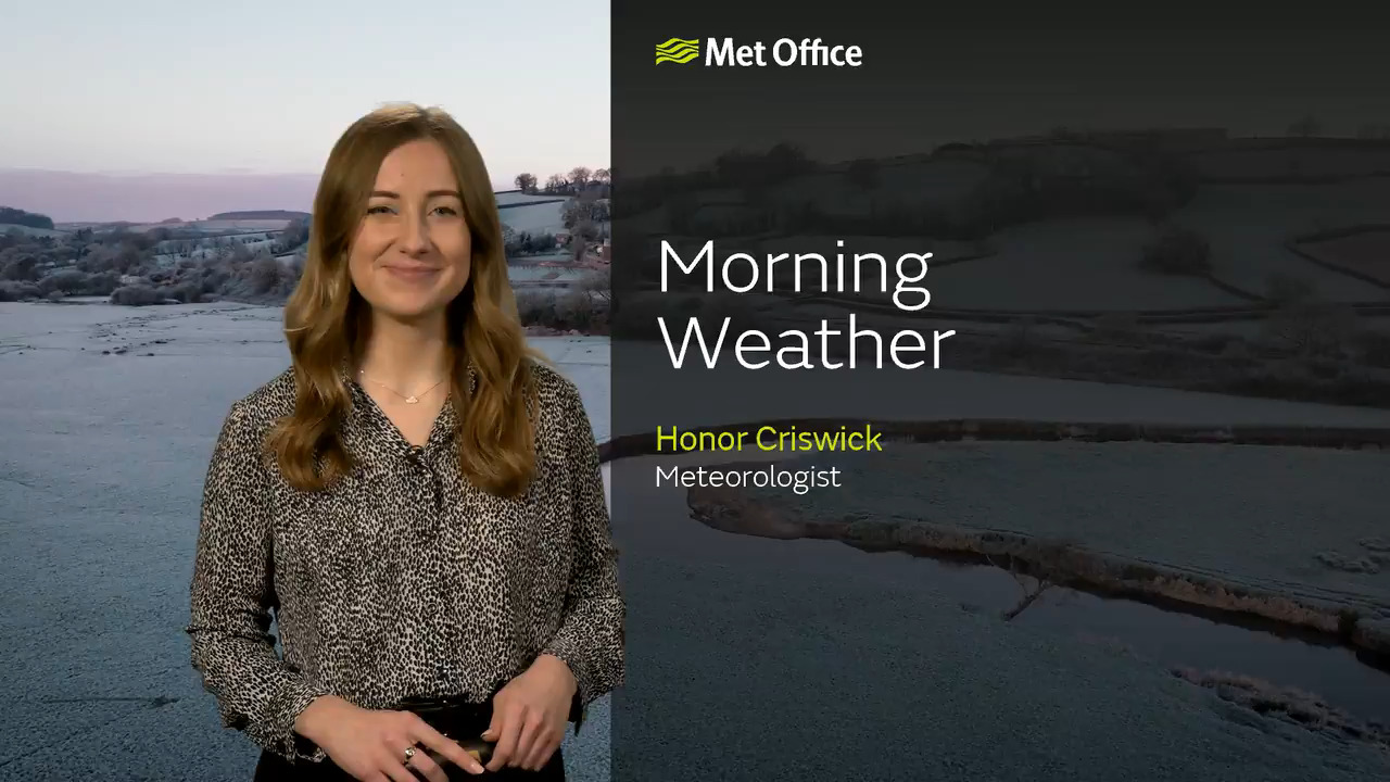 Met Office Friday morning weather forecast 14/02/2025